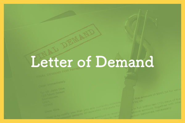 Letter of Demand - ICC