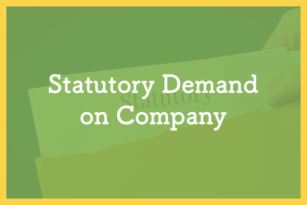 Statutory Demand on Company - ICC
